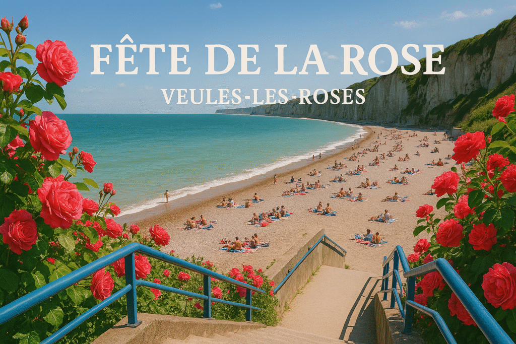 La plage de Veule Les Roses et la Fête de la Rose en Normandie - https ...